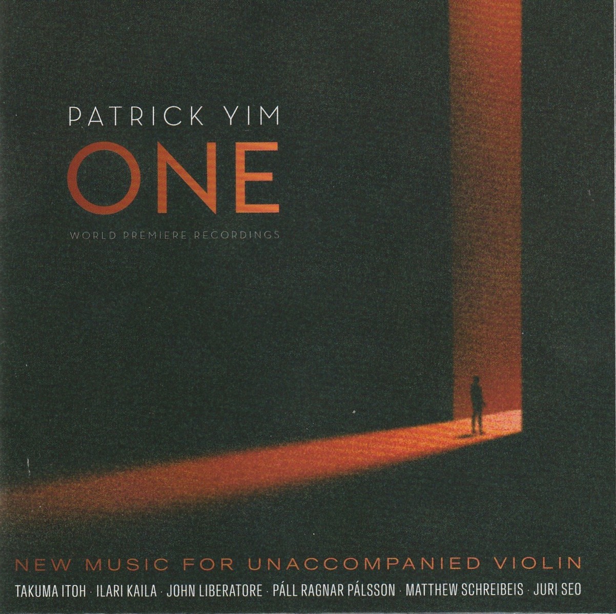 One: New Music for Unaccompanied Violin - Patrick Yim | The WholeNote
